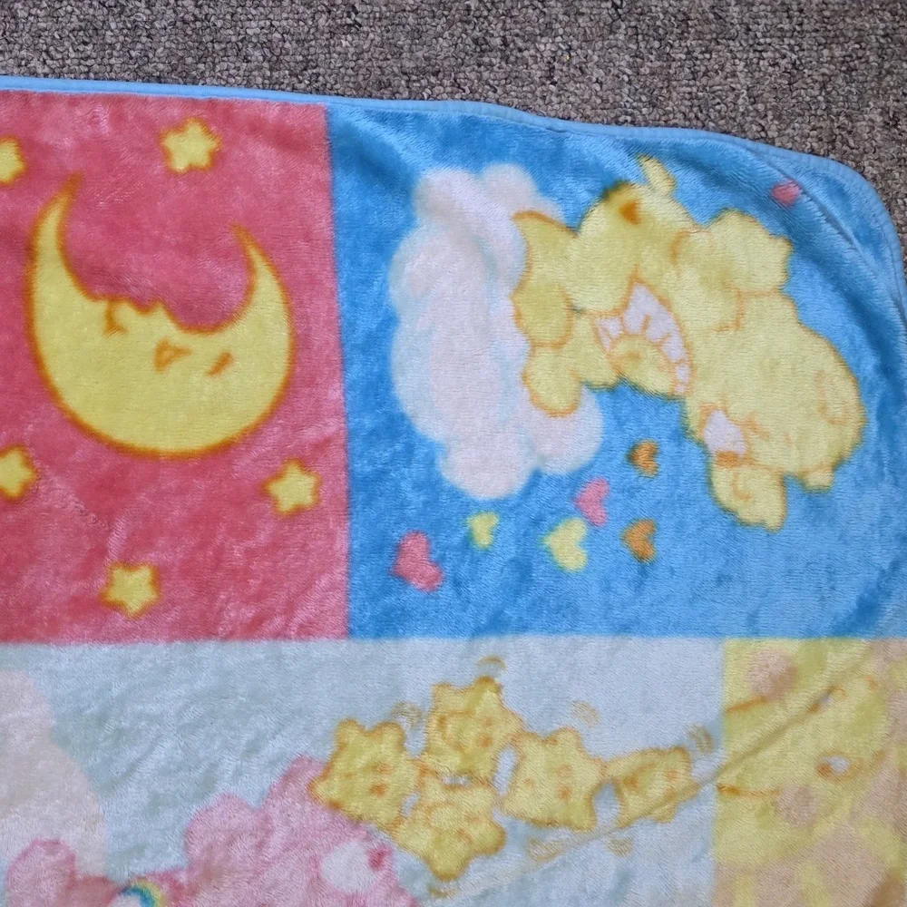 Care Bears | Bedding | Vintage Care Bears Plush Baby Blanket Lux Crib ...
